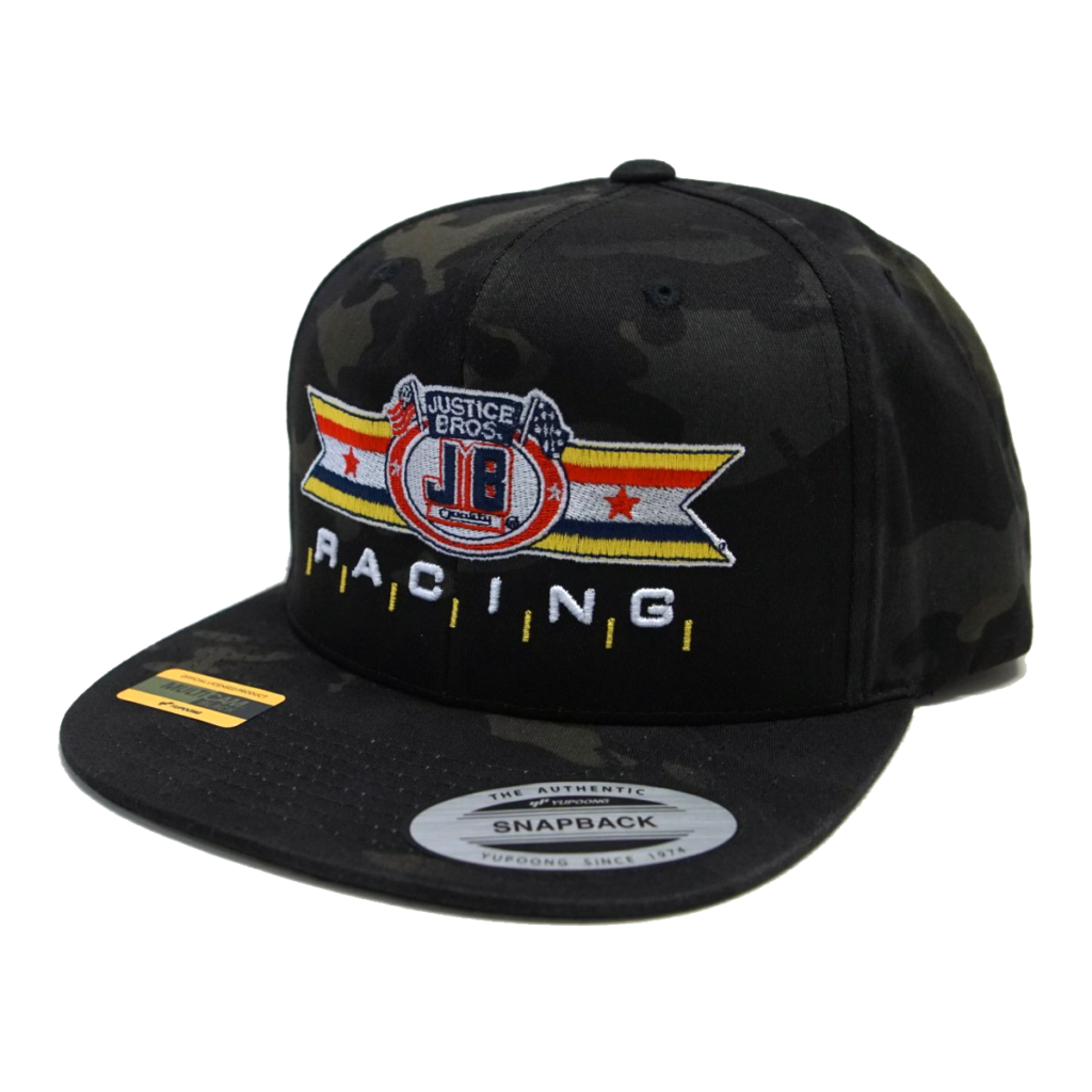 Justice Brothers Racing Hat - Camo Black - Justice Brothers